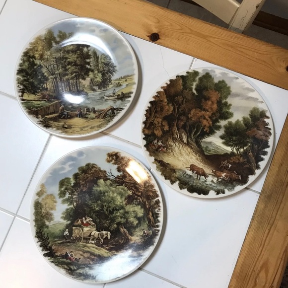 Vintage | Accents | Set Of 3 Vintage Jc Van Hunnik Collectible Pickard ...
